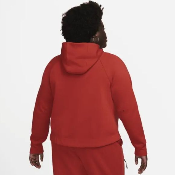 Nike | Tops | Nwt Nike Sportswear Tech Fleece Windrunner Fullzip Hoodie In Red Size 3x | Poshmark